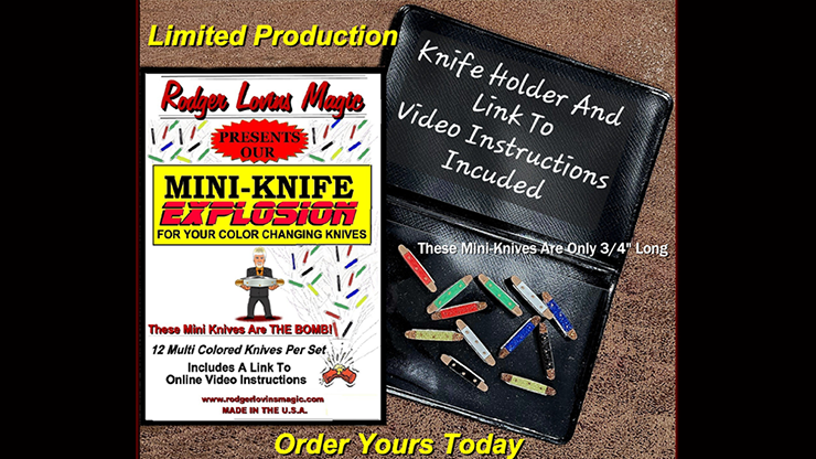 Mini- Knife Explosion by Rodger Lovins | Wunderground Magic