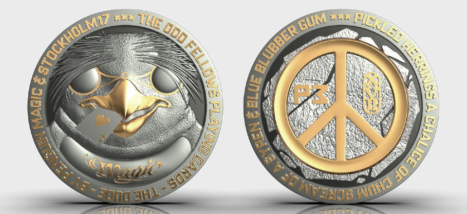 Odd Fellows 'The Dude' Playing Cards (Collector Coin) | Wunderground Magic
